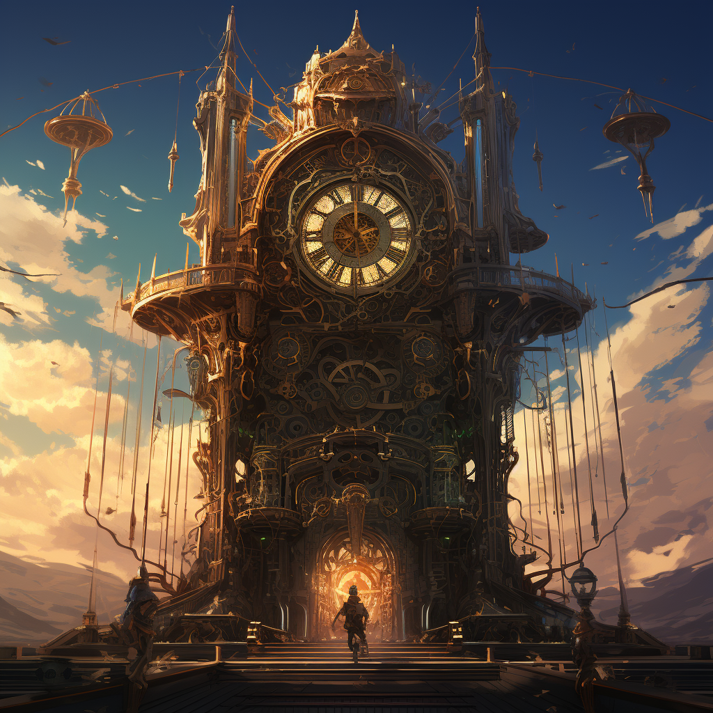 Mysterious Clockwork Tower in Kingdom of Dirkshire | AI Powered ...